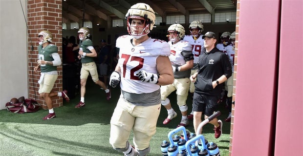 FSU Spring Practice Photo Gallery: Focused on the OL