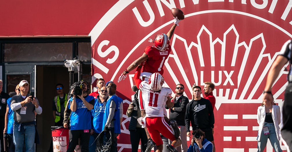 Indiana leading receiver Donaven McCulley is returning to the Hoosiers ...