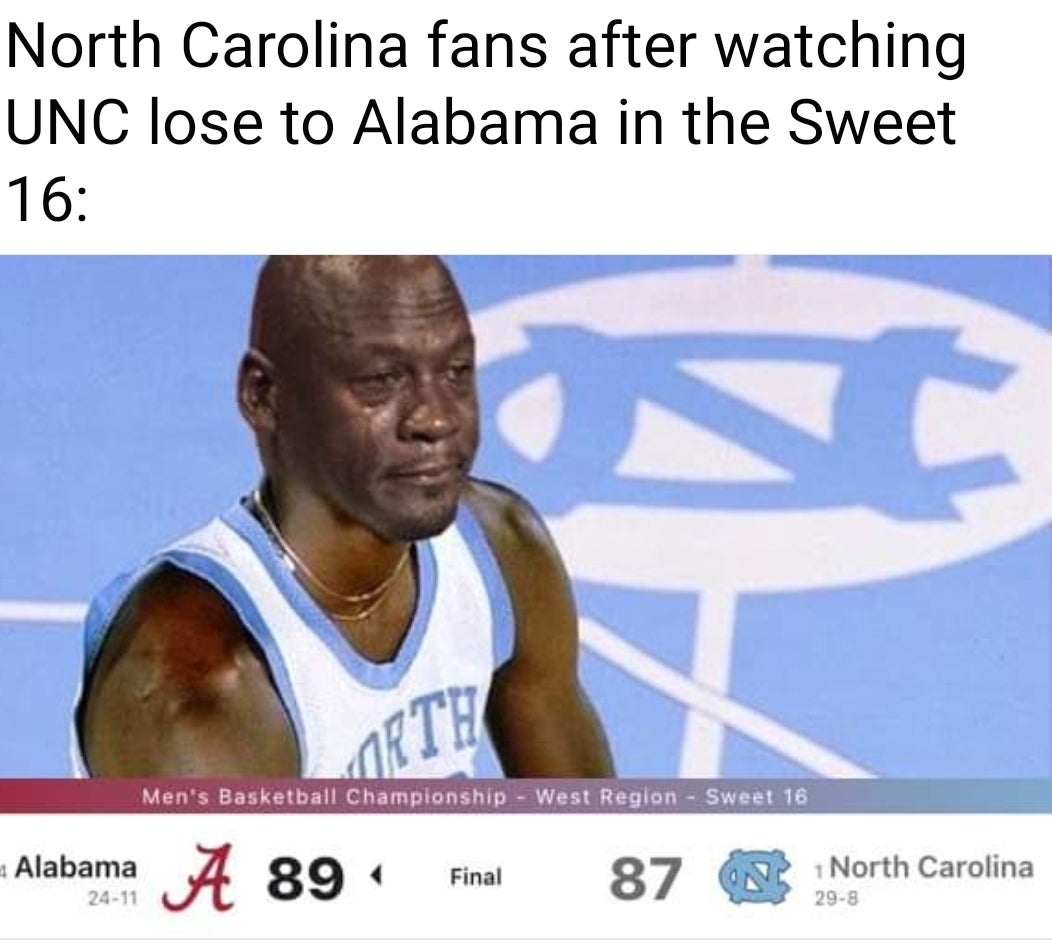 UNC fans after the game…