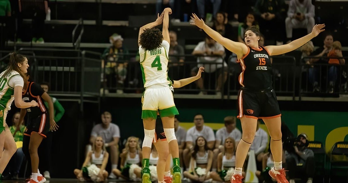Career night from Endyia Rogers helps Oregon complete comeback against ...