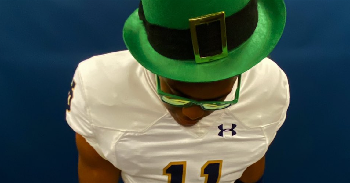 Four-star LB Christian Pierce calls Notre Dame ‘Breathtaking’