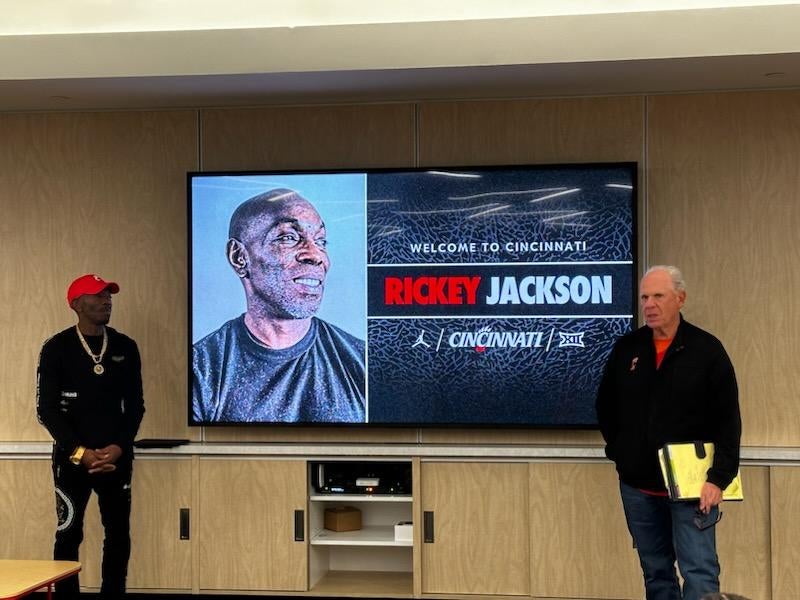 Slightly OT: Rickey Jackson shares his story with UC hoops team