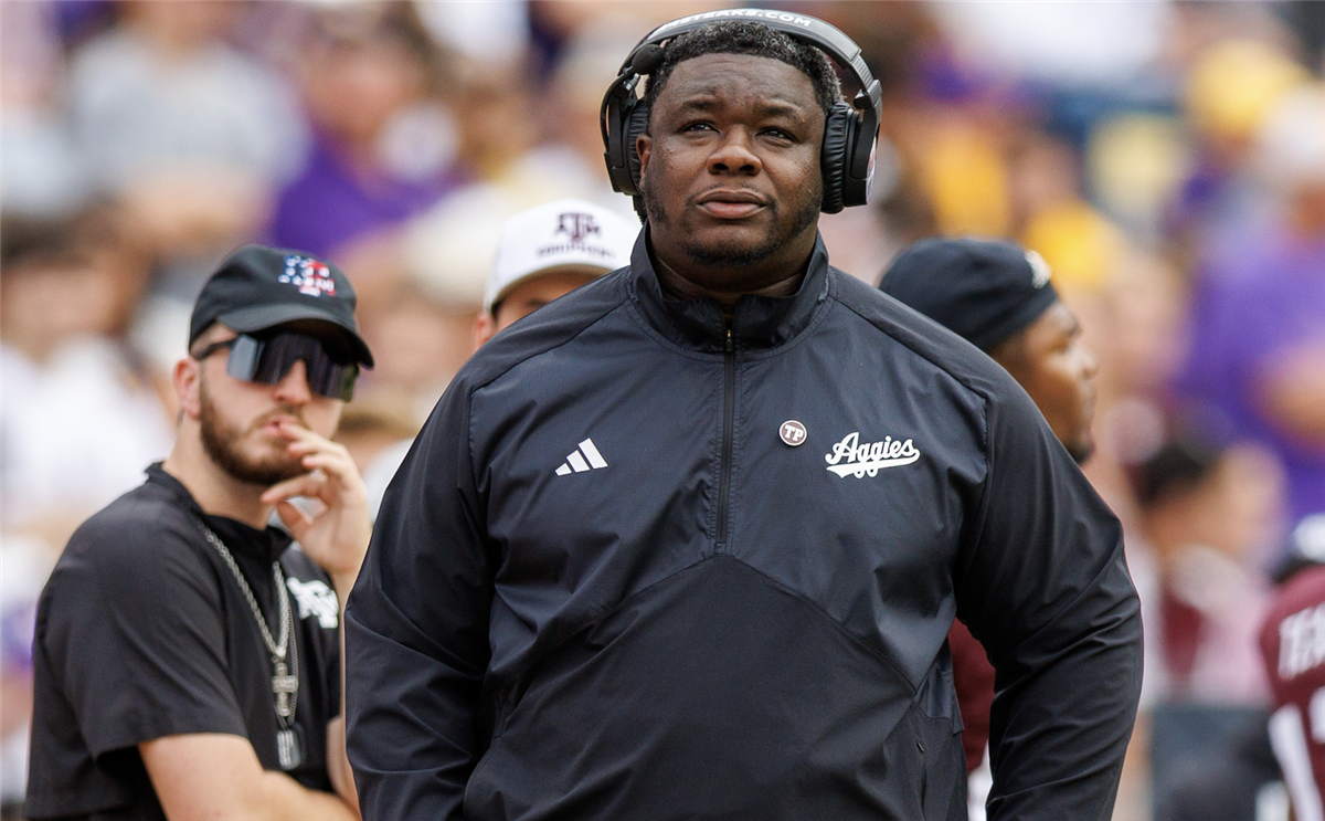 Texas A&M football: Elijah Robinson, Aggies players address coaching ... Texas A&M football: Elijah Robinson, Aggies players address coaching ...