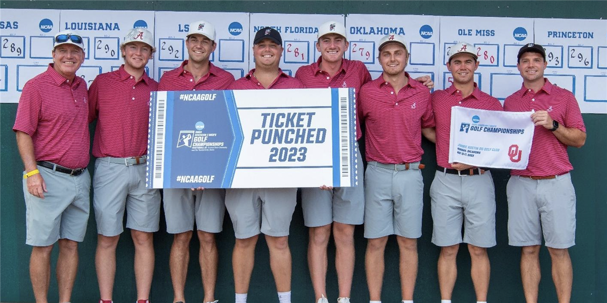 Alabama Men’s Golf Wins Norman NCAA Regional