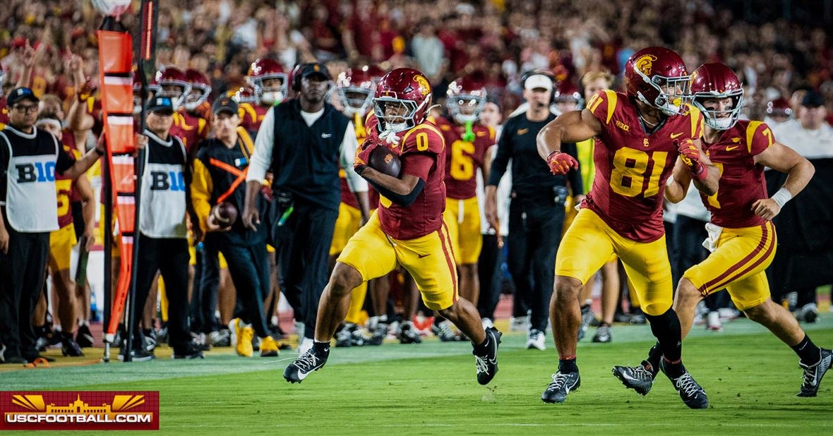 Live Updates: No. 13 USC beats Utah State 48-0 behind 249 rushing yards