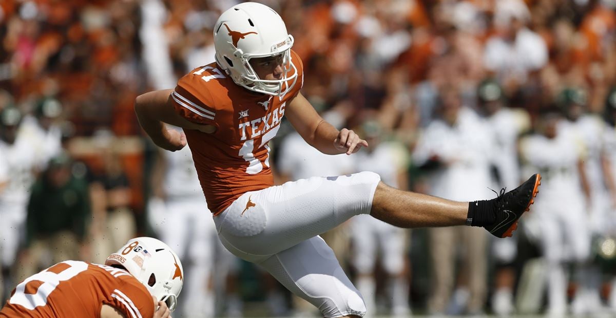 2022 NFL Draft: Texas K Cameron Dicker signs with Los Angeles Rams ...