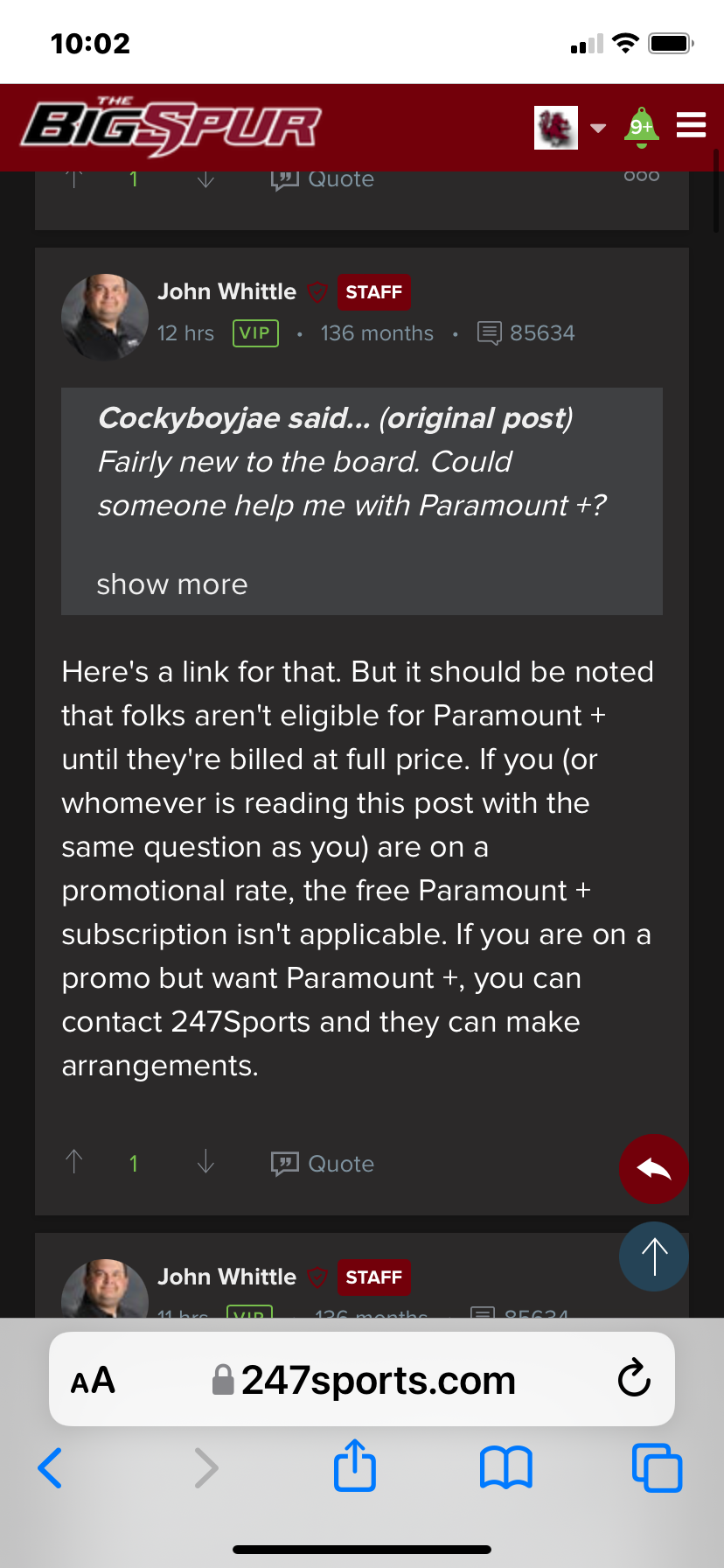 PARAMOUNT+ Sign-up Help