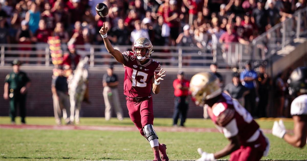 Florida State Seminoles' Micah Pittman compares Jordan Travis to ...