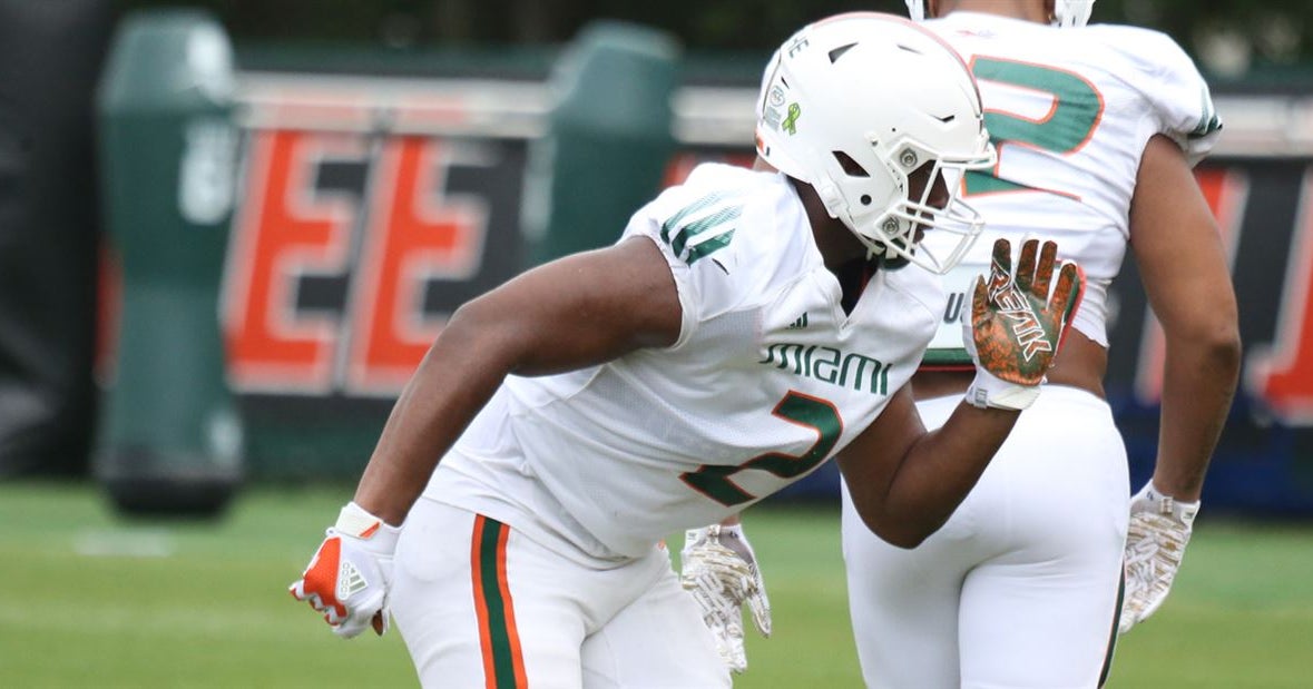 CBS Ranks DE Quincy Roche as UM’s best 2021 Draft Prospect