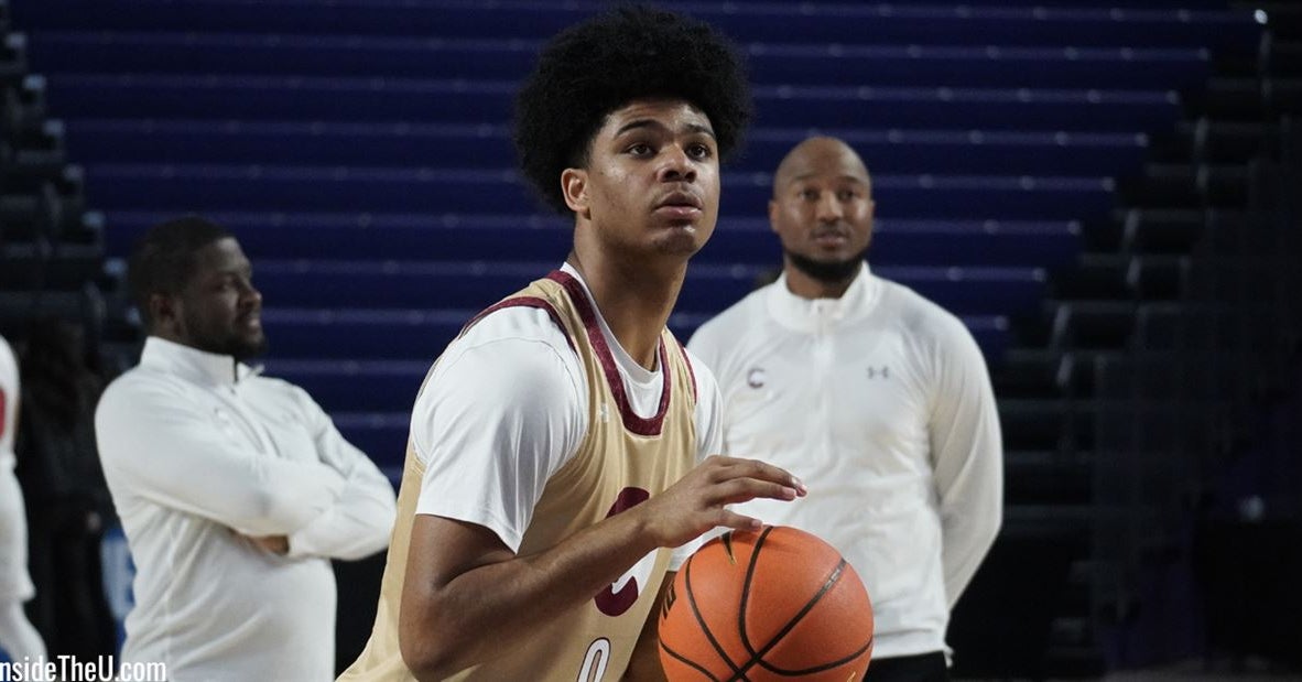 Miami signee SG Austin Swartz training in preparation for arrival
