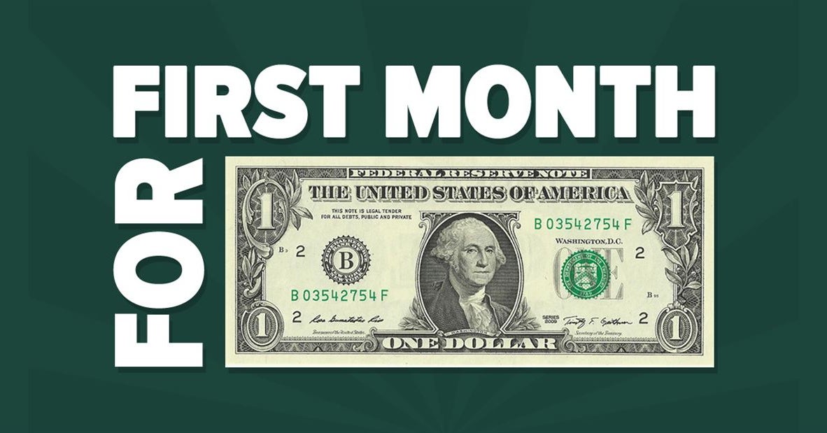 SALE: First month of VIP membership just $1!