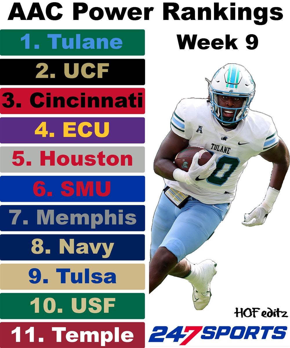 Week 9: Hofeditz's AAC Power Rankings