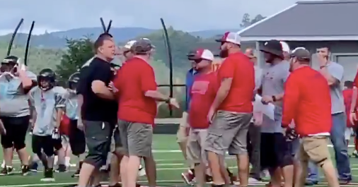Pee wee football coaches fight after game in Virginia