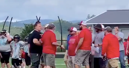 Pee wee football coaches fight after game in Virginia