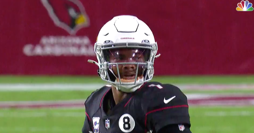 WATCH: Kyler Murray flashes smile just before TD pass