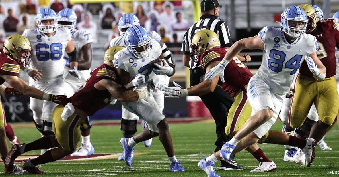 UNC Snap Counts vs. Boston College