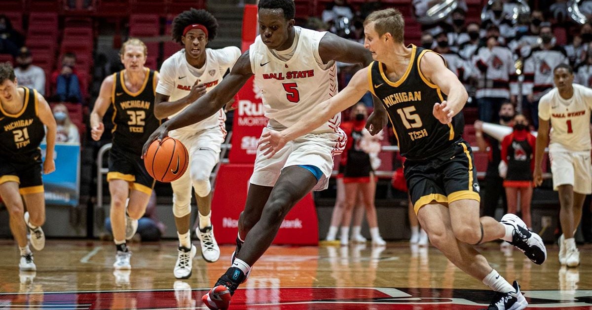 Ball State sophomore center and transfer portal prospect Payton Sparks ...