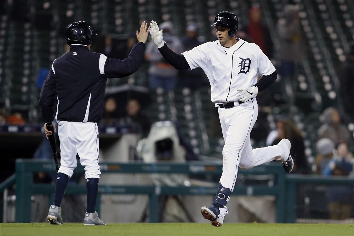WATCH: Greiner hits first big league home run