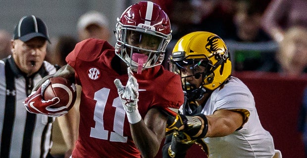 Alabama Wide Receiver Henry Ruggs III Has The Speed