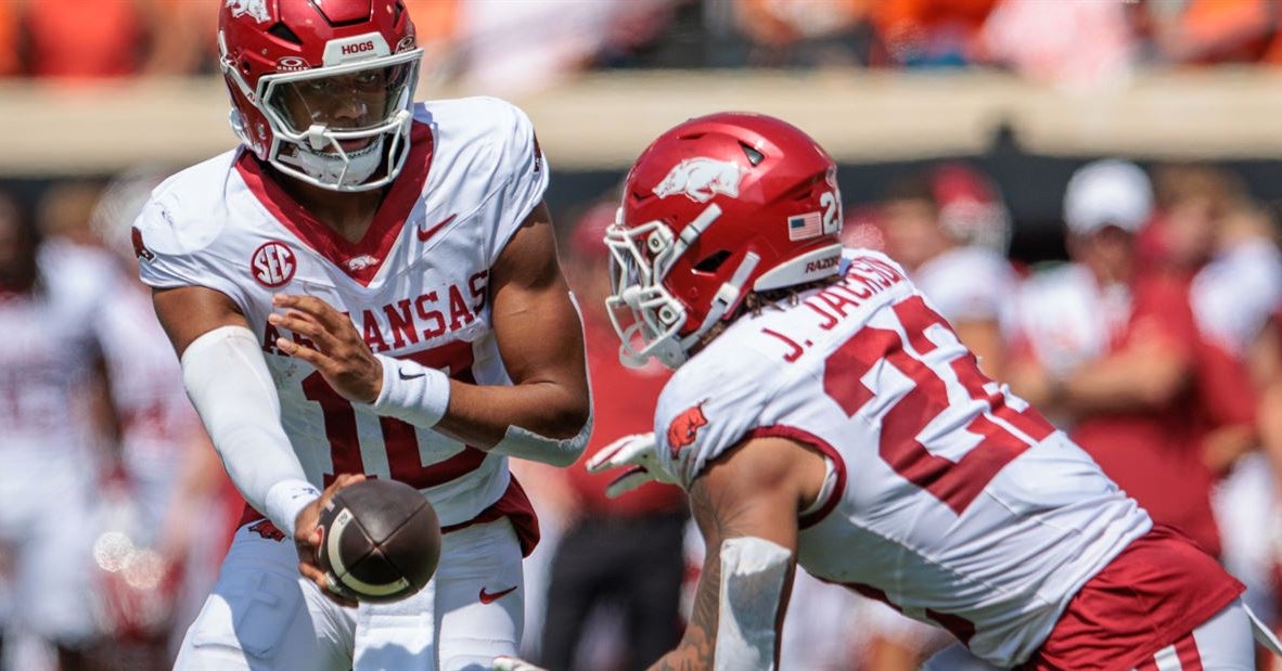 Arkansas Official Depth Chart for Mississippi State Game