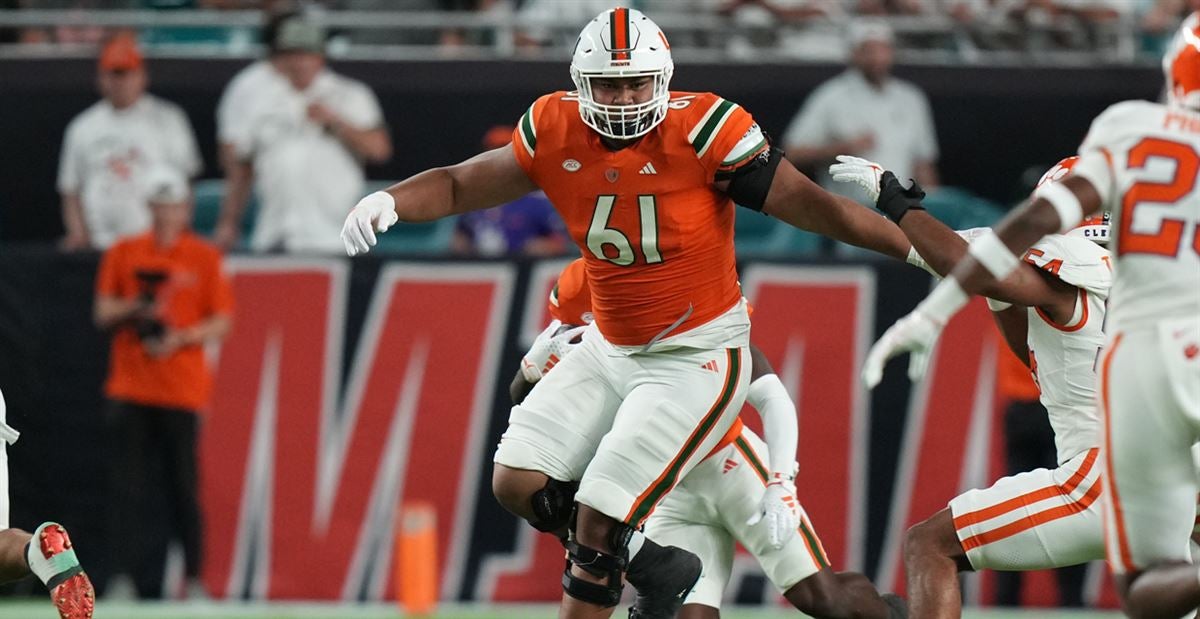 Miami snap counts against Clemson