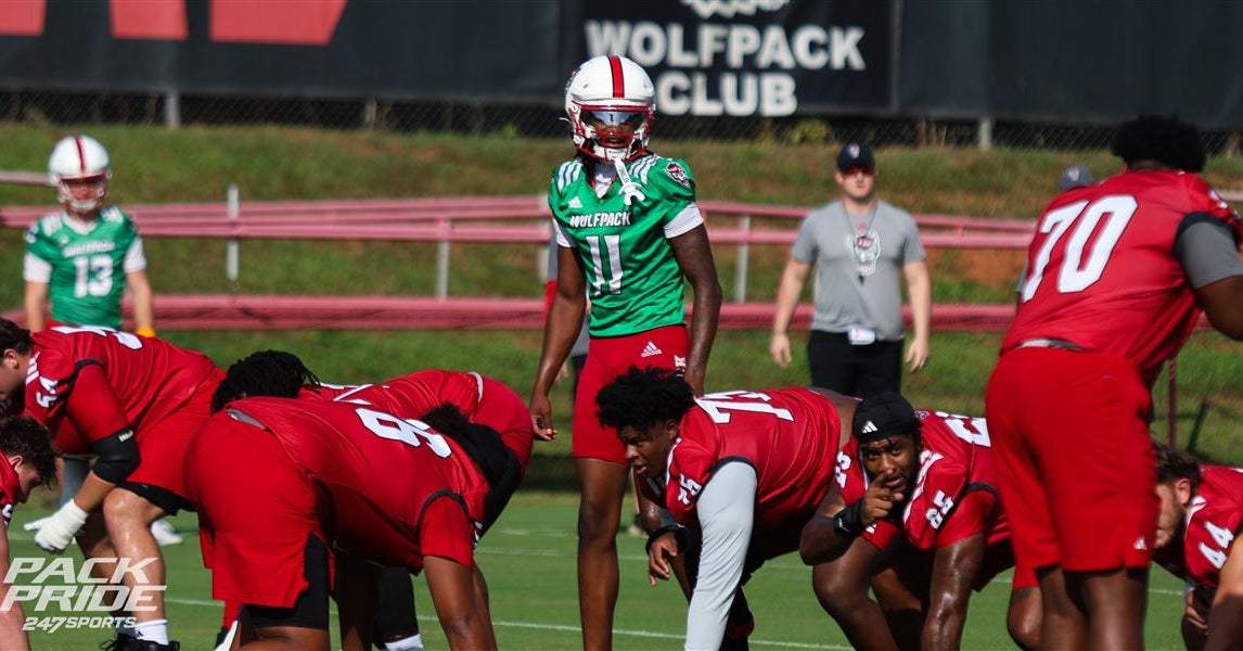 WATCH: CJ Bailey leads NC State quarterbacks in Day 1 of fall camp