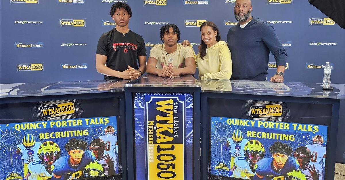 Michigan strengthened connection with Top247 WR Quincy Porter during ...