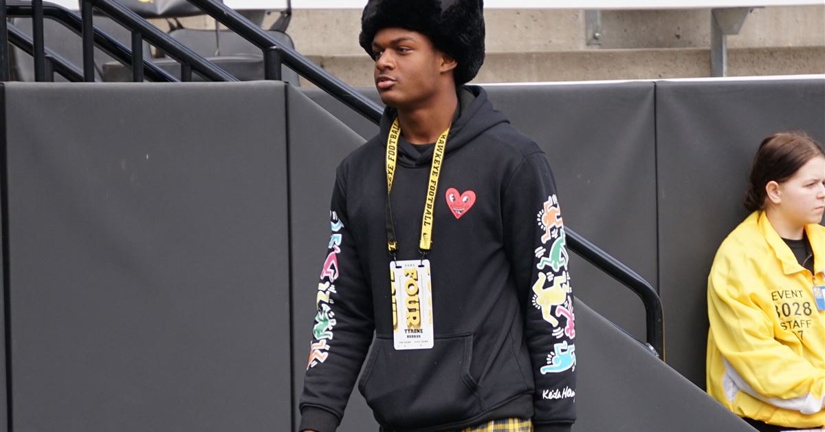 Indiana hosts Louisville commit Tyrone Burrus for second game this fall