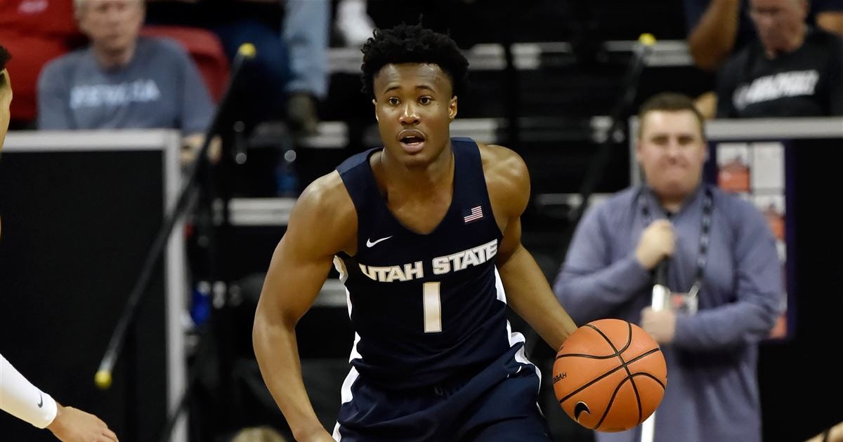 Oregon going after Utah State transfer Koby McEwen