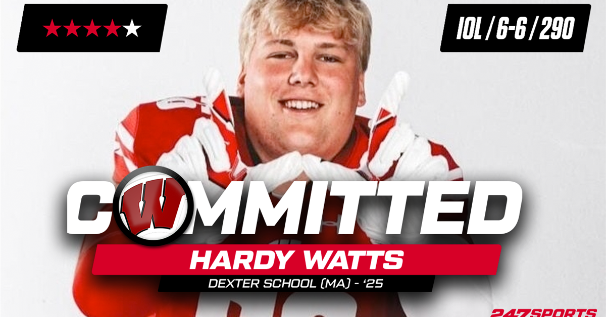 Physical four-star OL Hardy Watts commits to Wisconsin