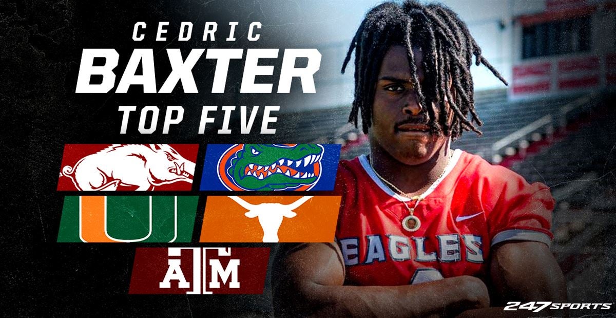 Inside the top five for Top247 RB Cedric Baxter Jr.