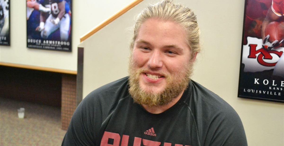 Louisville right tackle Tyler Haycraft is "just awesome"