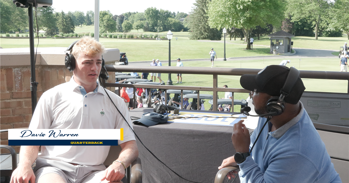 WATCH: 1-on-1 with Davis Warren on growth of his game, QB battle, and more