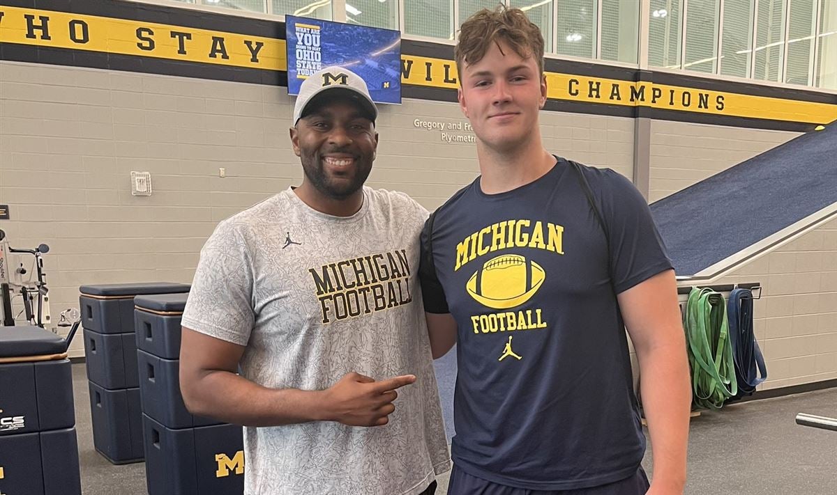 VIP: Towering 6’7” OT loves Big Man camp experience at U-M; bonds with ...