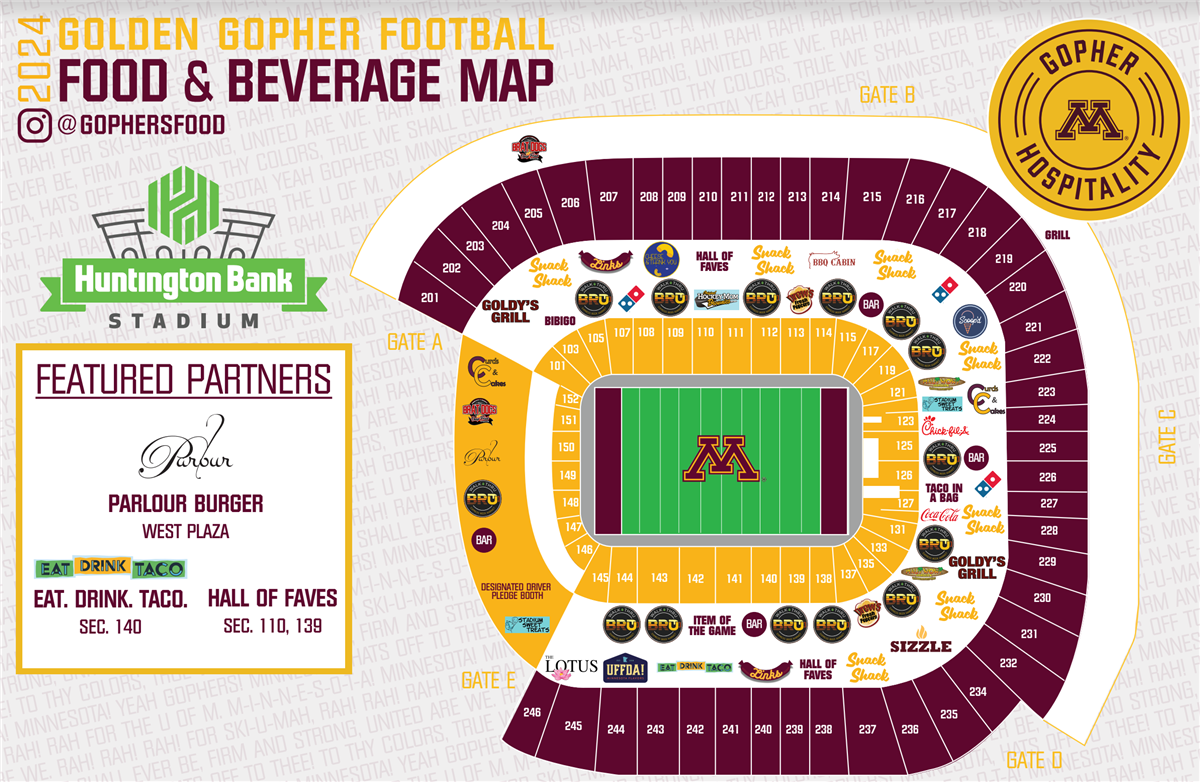 New Stadium Food Highlights for the 2024 Gophers Football Season