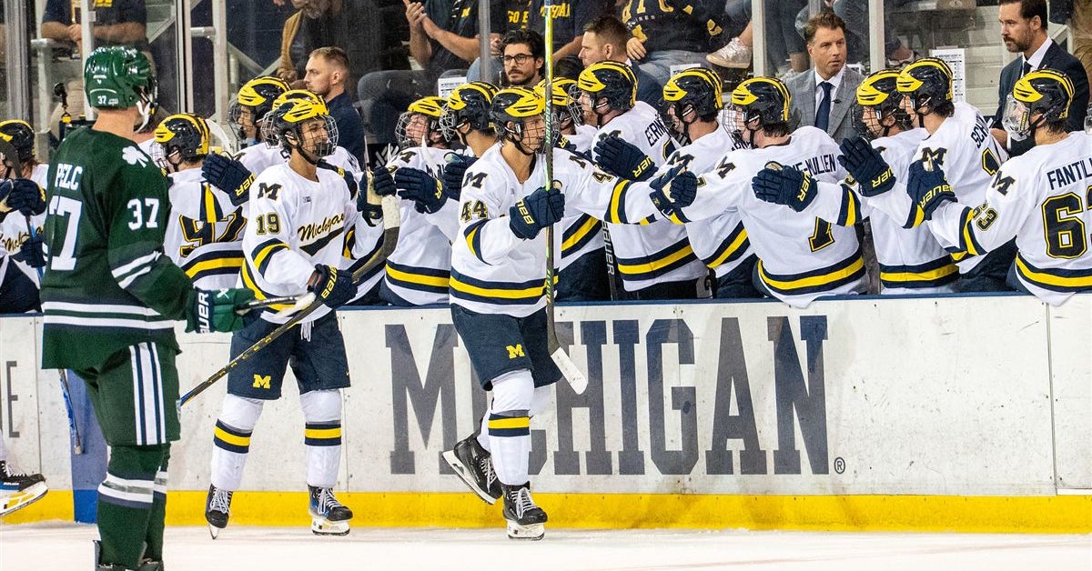 Michigan hockey notebook: Top-10 showdown at Yost Ice Arena this weekend