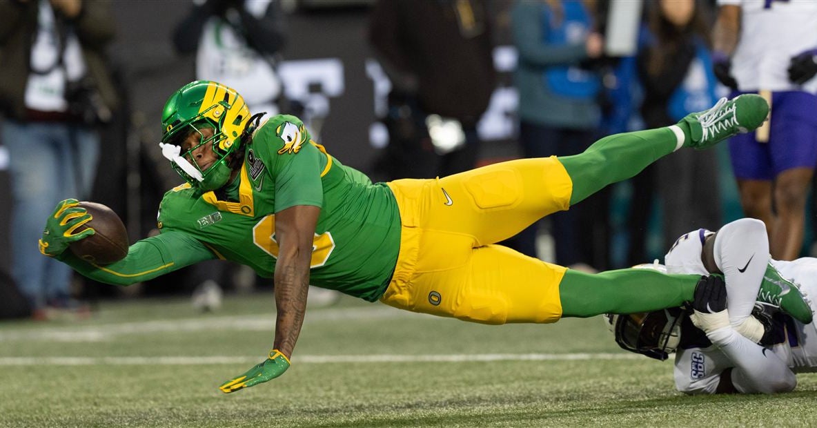 WATCH: Oregon TE Jamari Johnson opens College Football Playoff with ...