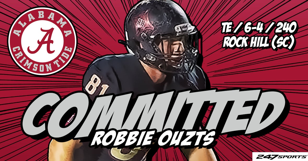 Alabama lands South Carolina TE Robbie Ouzts