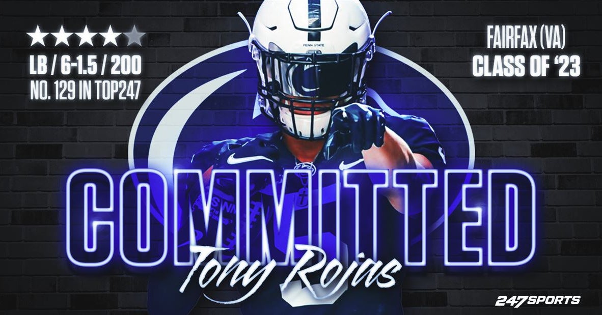 Top247 LB Tony Rojas commits to Penn State