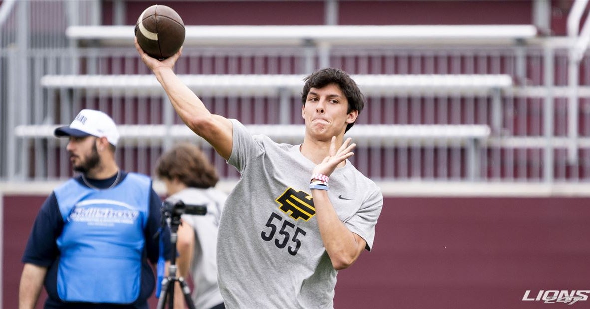 Composite four-star QB Gavin Sidwar set to take in Rebels' first spring ...