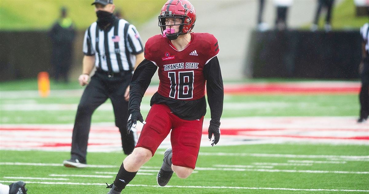 Arkansas State linebacker Justin Rice enters transfer portal