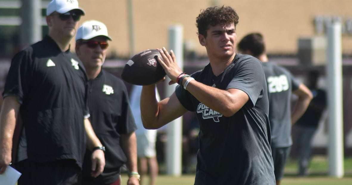 WATCH: 5-star A&M commit Conner Weigman shines during Texas A&M camp