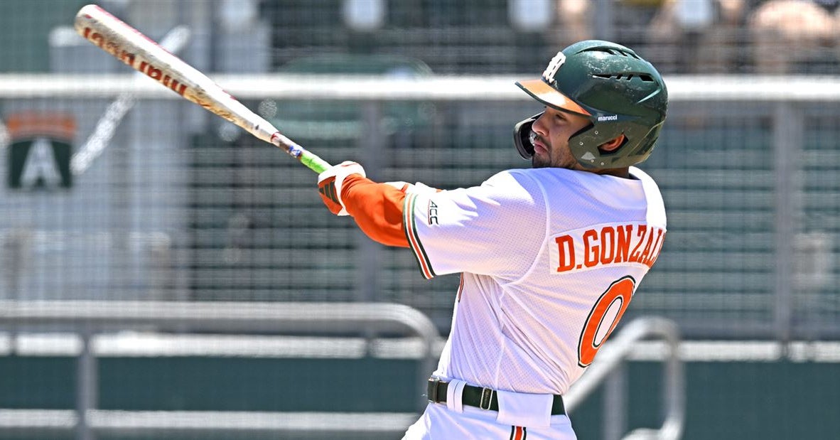Dorian Gonzalez Jr.'s 2 HRs sends Miami past Duke 8-6 to win series