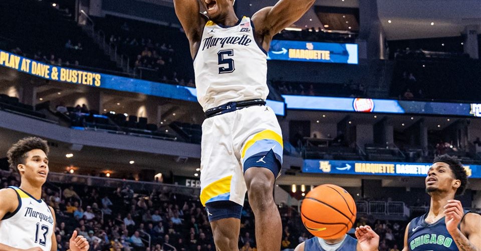 Marquette 82 Chi State 68/ Omax with 18 pts/ 11 rebs
