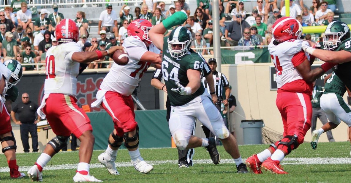 Michigan State DT Jacob Slade selected for Outland Trophy watch list