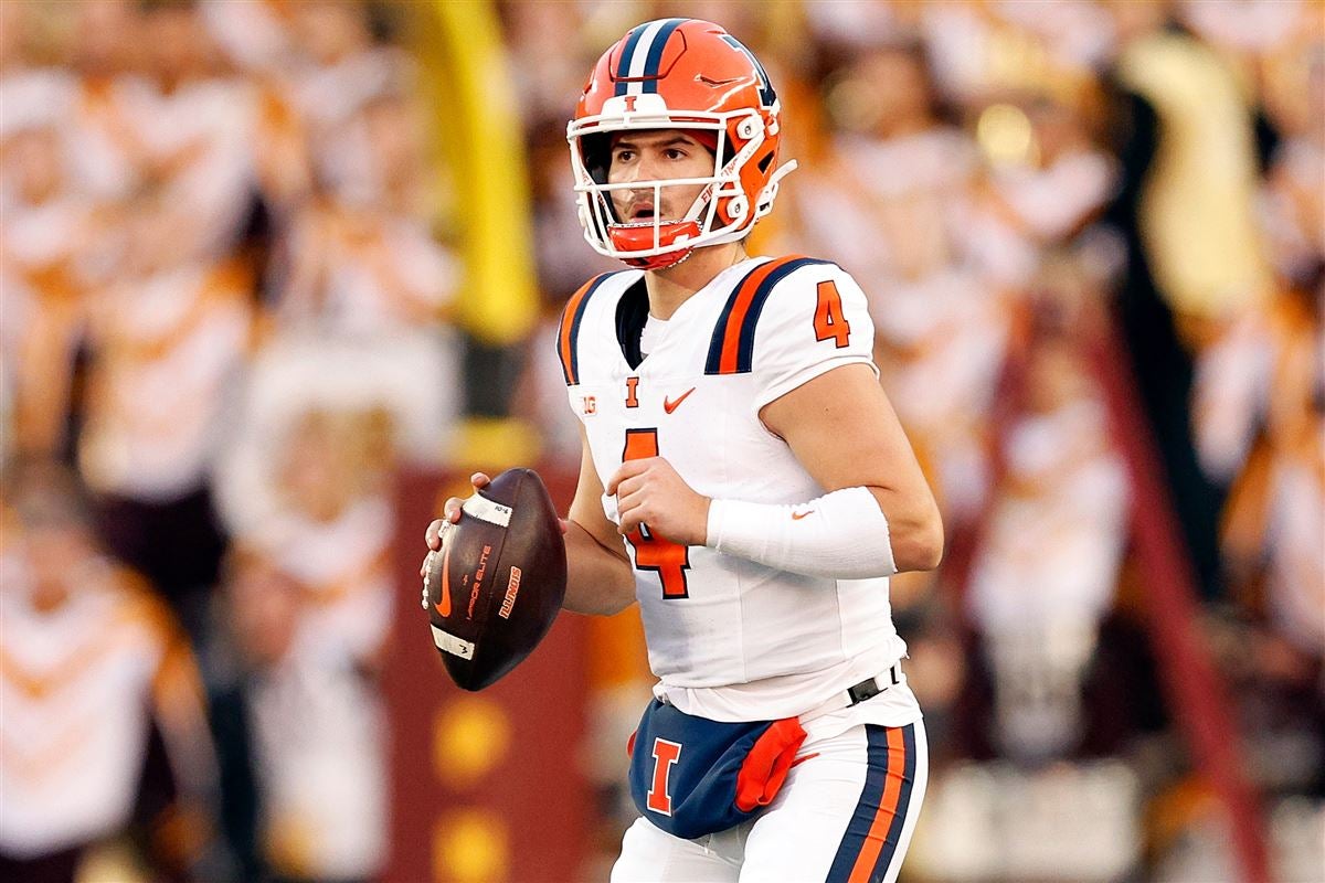 Illinois QB Luke Altmyer out against Indiana; John Paddock to start