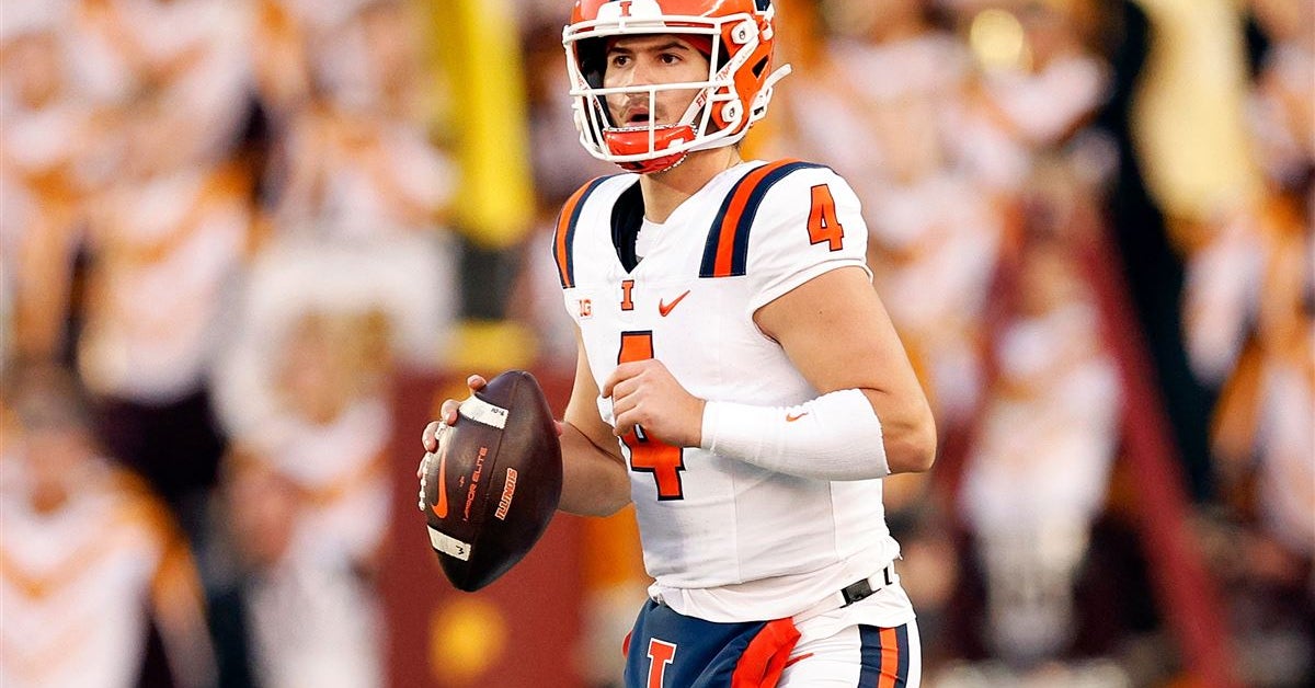 Illinois QB Luke Altmyer out against Indiana; John Paddock to start