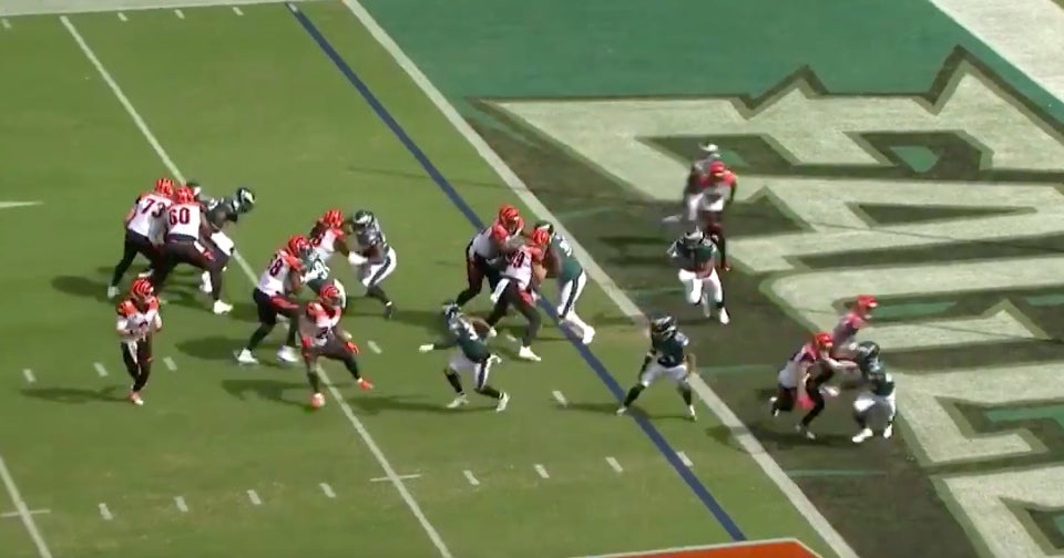 WATCH: Tee Higgins records first NFL touchdown catch