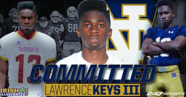 BREAKING: Four-star WR Lawrence Keys III commits to Notre Dame