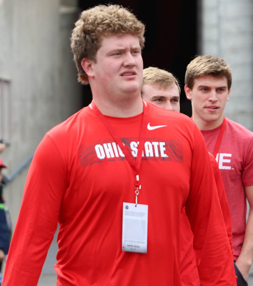 Photos; Dozens of key prospects attend Ohio State spring game